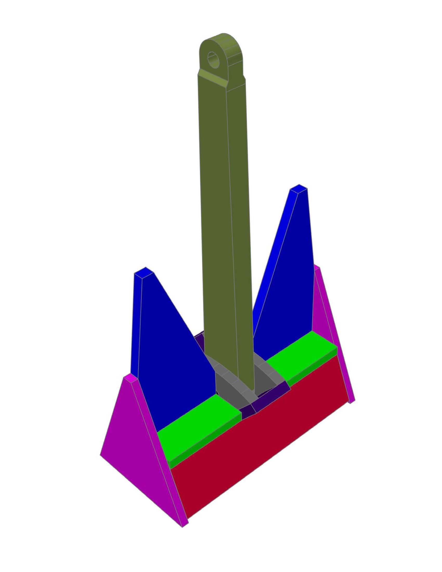 150 kg anchor – Planos Mecanicos